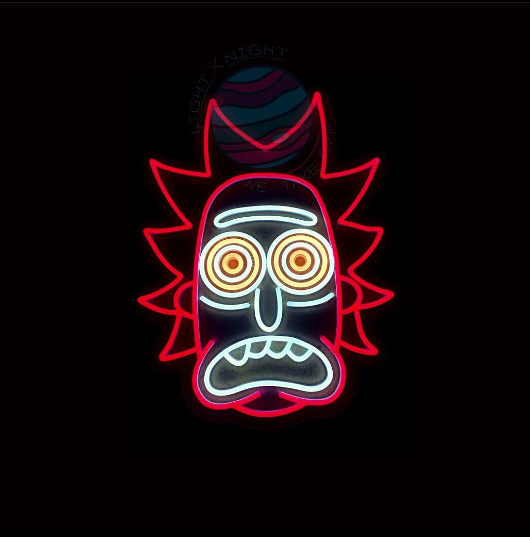 Rick Neon Sign Custom Led Ligh, Rick and Morty Led Sign – Ooh neon