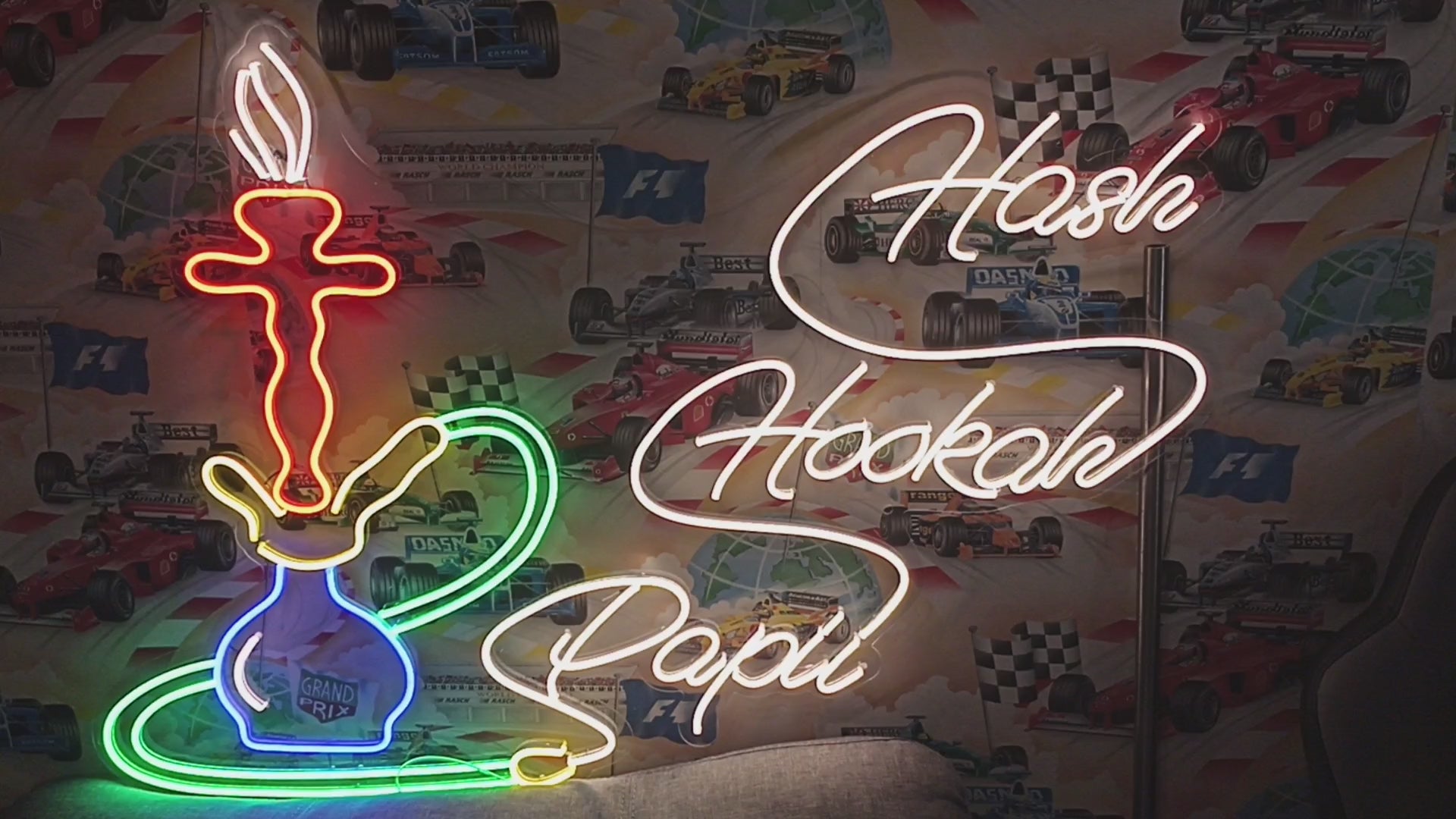 Custom Hookah Smoking Shisha Neon Sign, Neon hookah decor, Neon sheesh ...