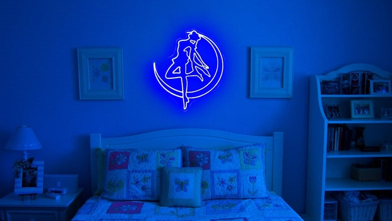 Sailor Moon neon sign, Sailor Moon Anime neon sign, Sailor Moon Charac ...