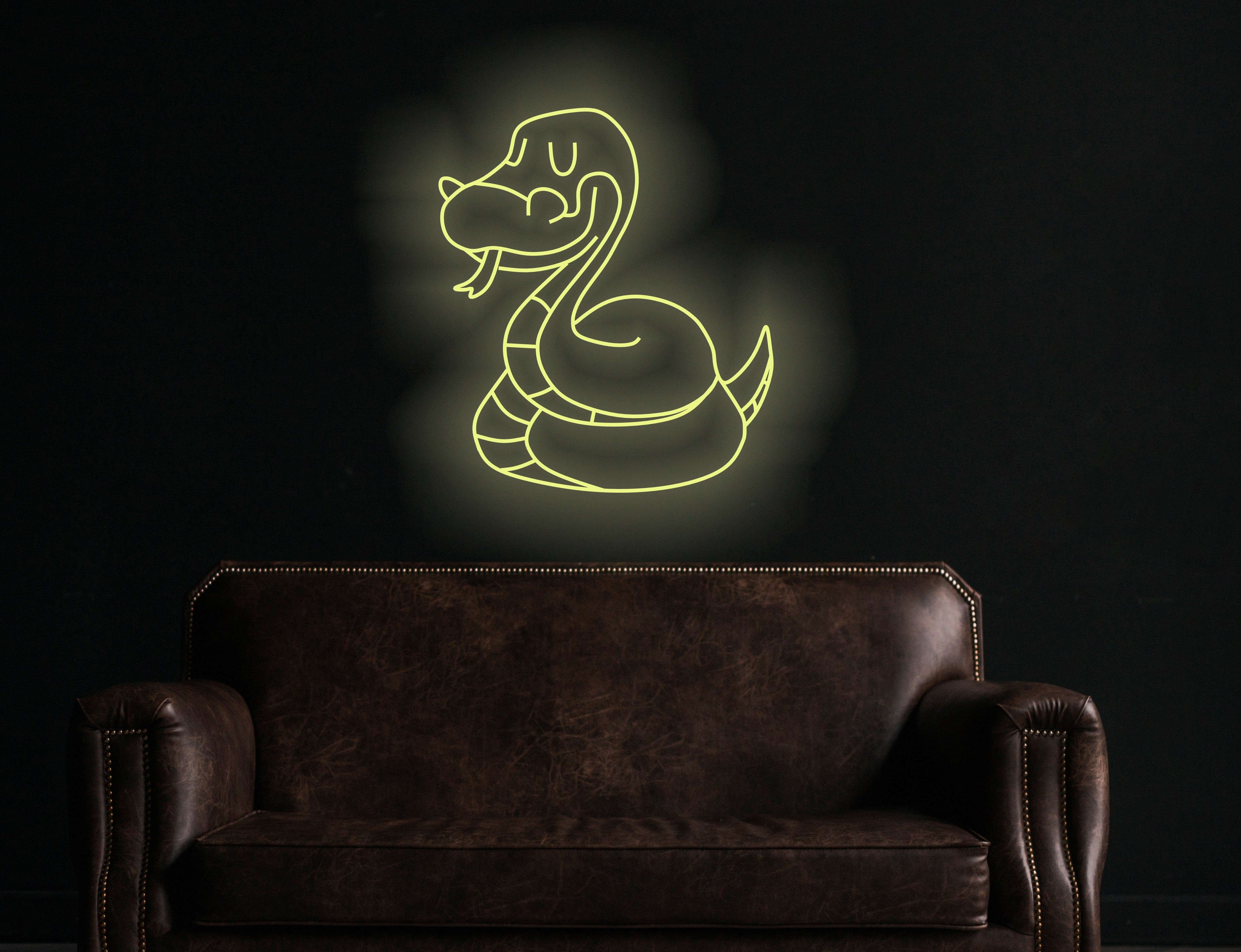 Snake neon sign, Serpent Neon sign, animal neon light, Cobra Neon sign ...