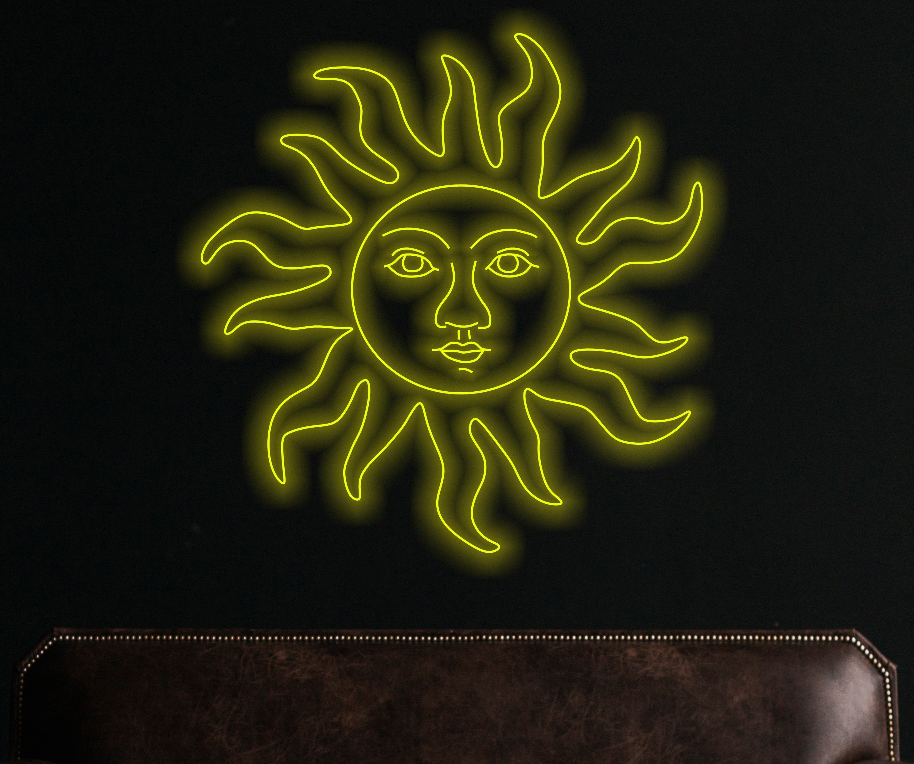 Sun LED Neon Sign, neon sign, Space led neon sign, Space led neon – Ooh ...